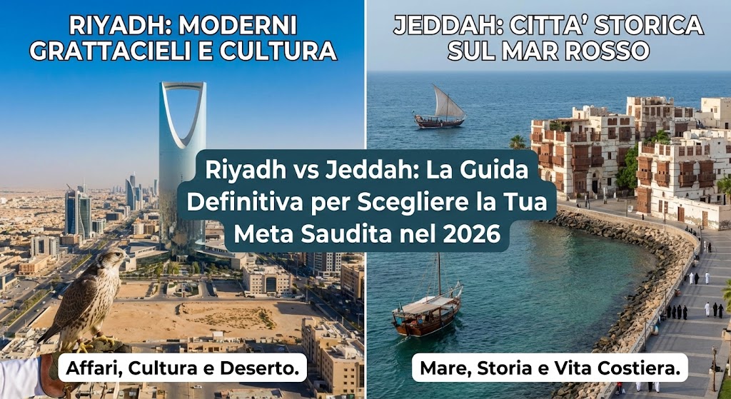 Riyadh vs Jeddah: Quale Scegliere per il Tuo Viaggio 2026?